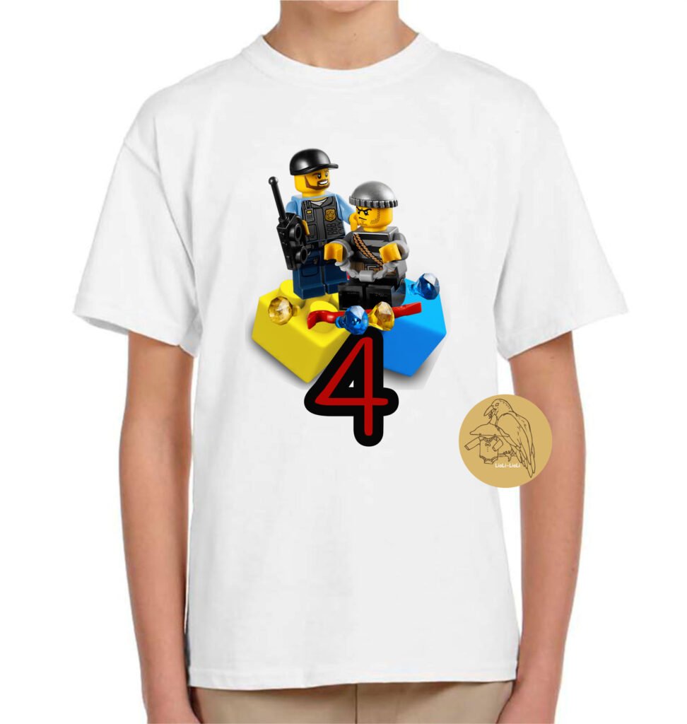 Gimtadienio marškinėliai vaikams „Lego” | Lioli shop